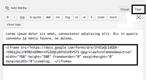 A Simple Guide For Adding Google Forms To WordPress