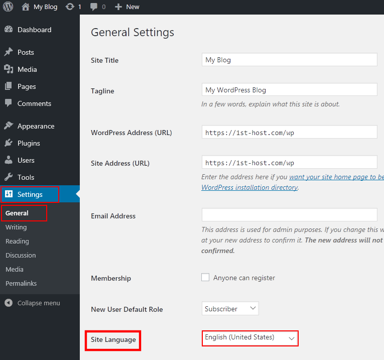 2 Easy Ways To Change WordPress Installation Language HireWPGeeks