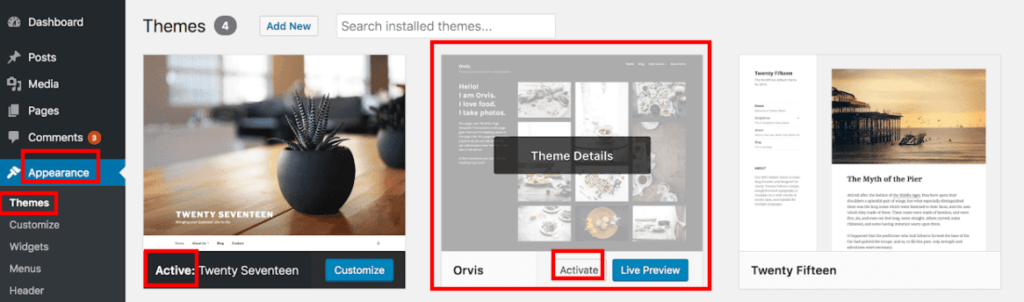 3 Easy Ways To Change Your WordPress Theme | HireWPGeeks